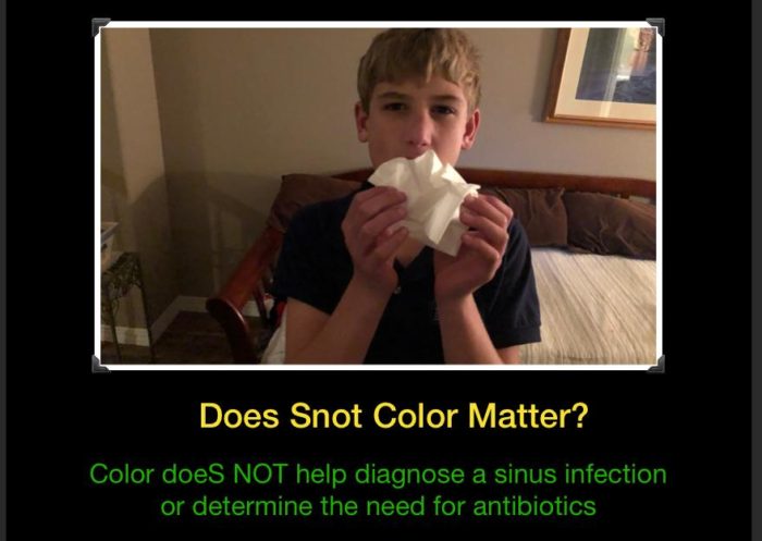 Colds in Children: Does Snot Color Really Matter? - Orange County ...